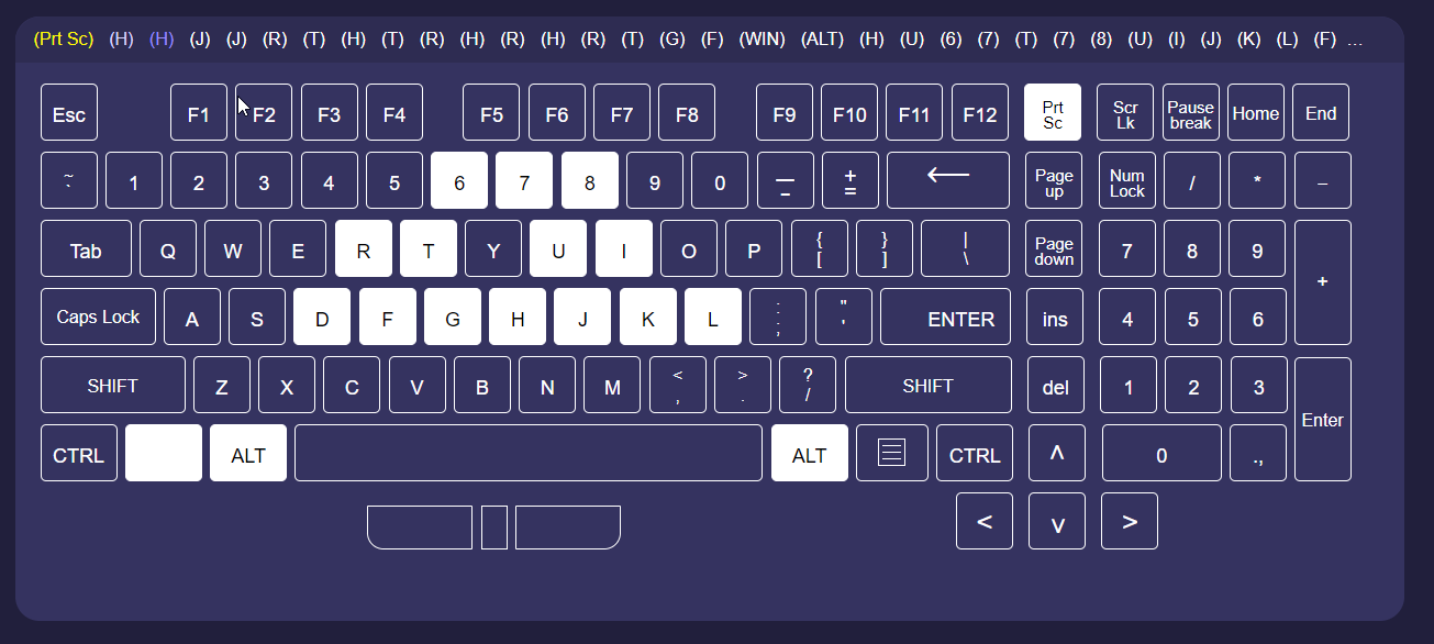 Kituz - Test bàn phím, test keyboard, kiểm tra phím online miễn phí